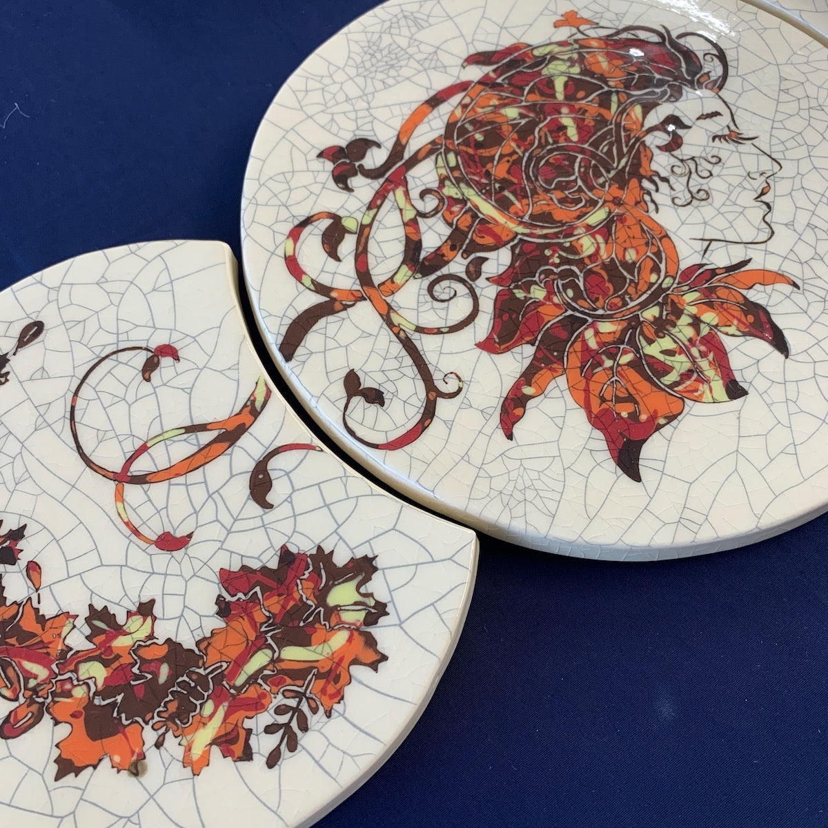 Mother Earth in Autumn Cascading Centre Piece™ – Alchemy Tiles